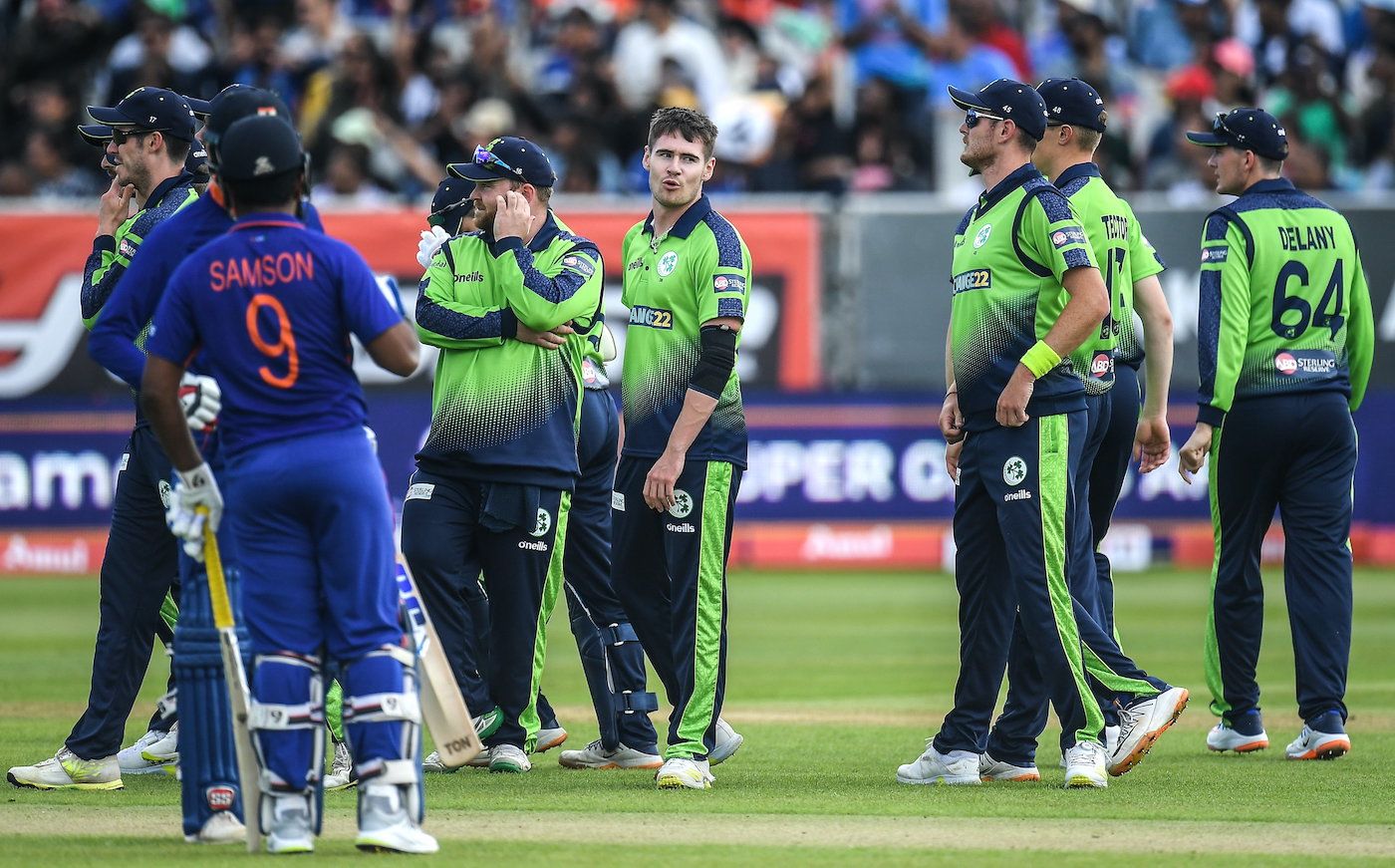 Josh Little reacts after Deepak Hooda gets the lbw decision overturned ...