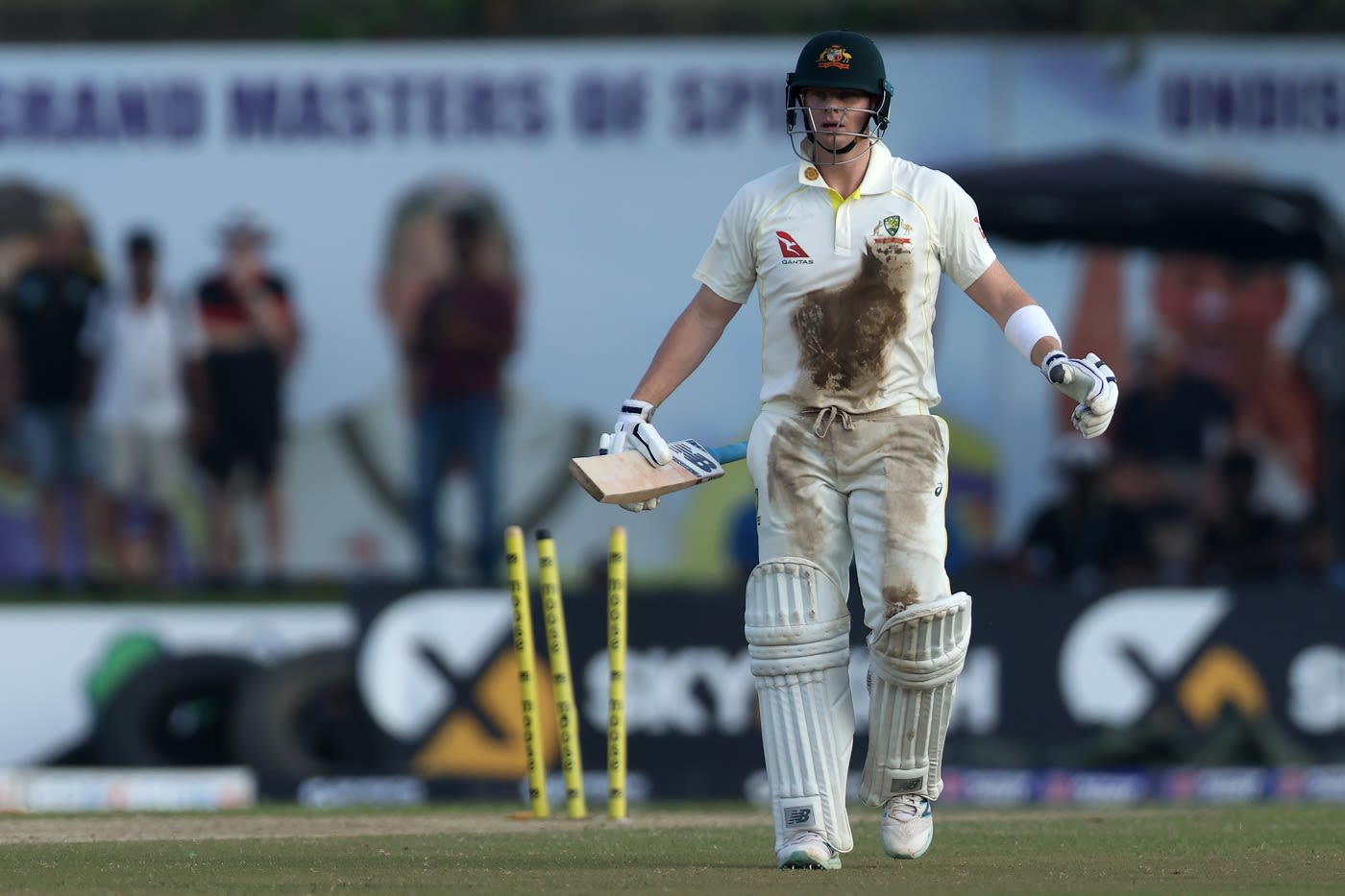 Steven Smith's stay at the crease ended with a chaotic run out on 6 ...