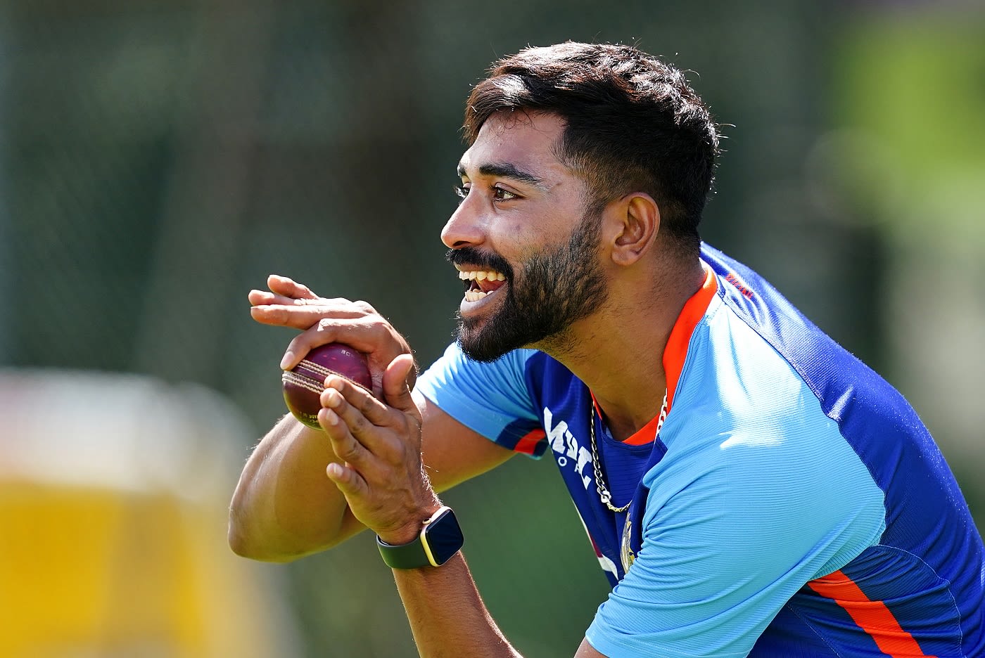 Mohammed Siraj during a training session | ESPNcricinfo.com