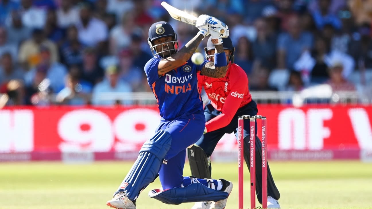 ENG vs IND 2022 - 3rd T20I - Suryakumar Yadav's pyrotechnics leave ...