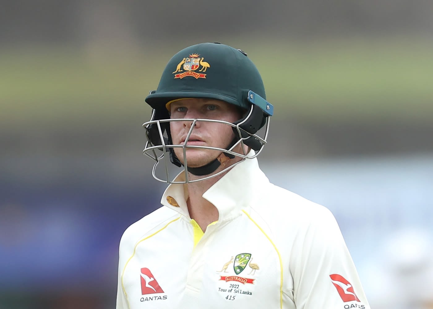 Steven Smith walks back after falling for a four-ball duck ...