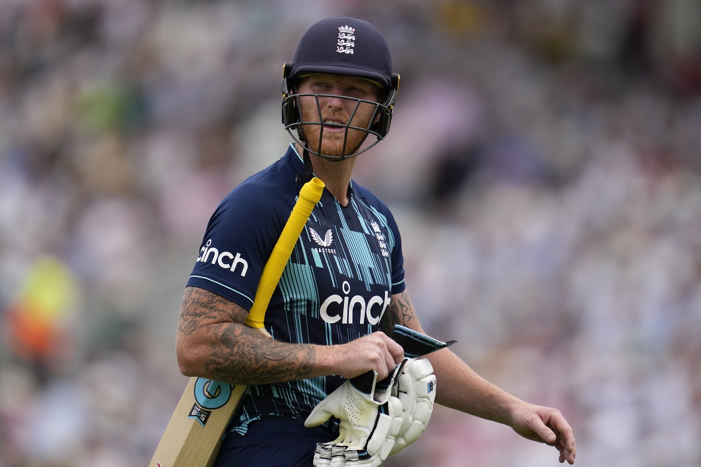 Ben Stokes was one of four England batters to fall for a duck ...