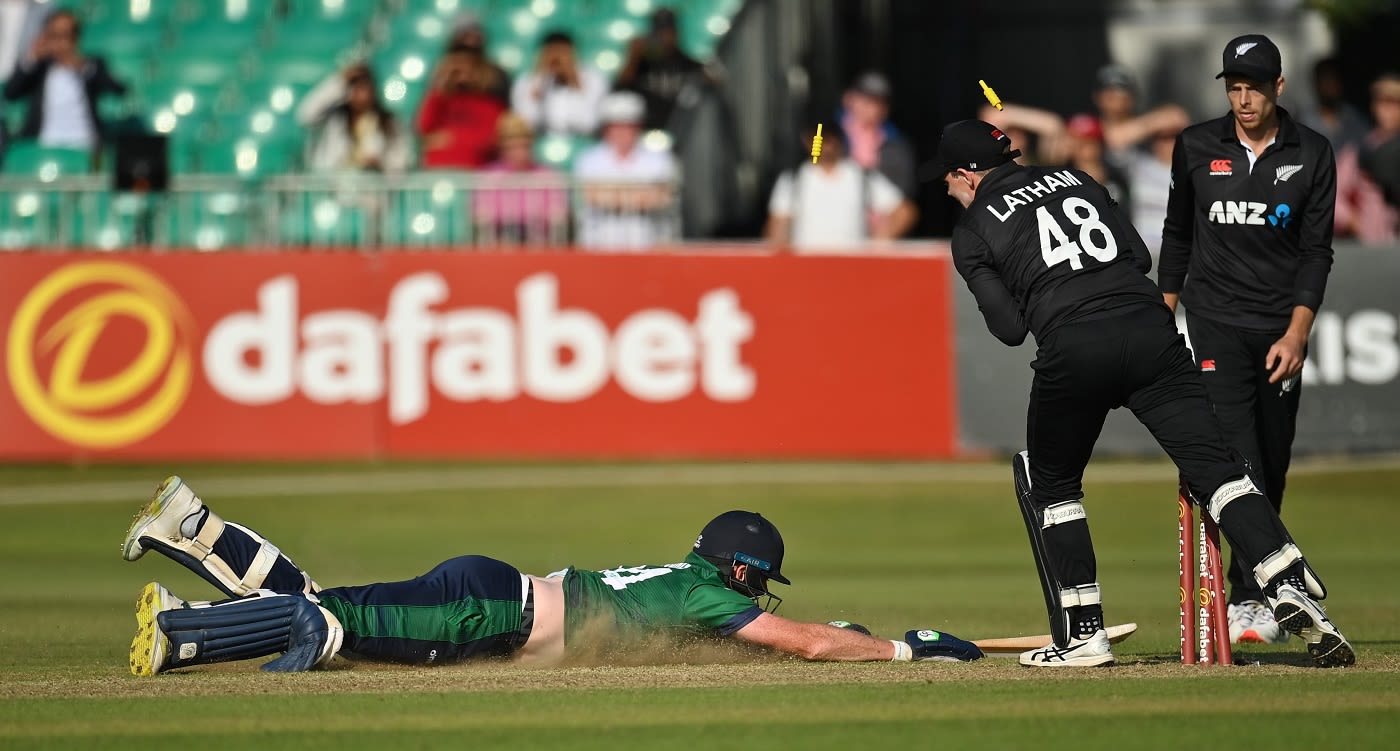 Tom Latham runs out Craig Young | ESPNcricinfo.com