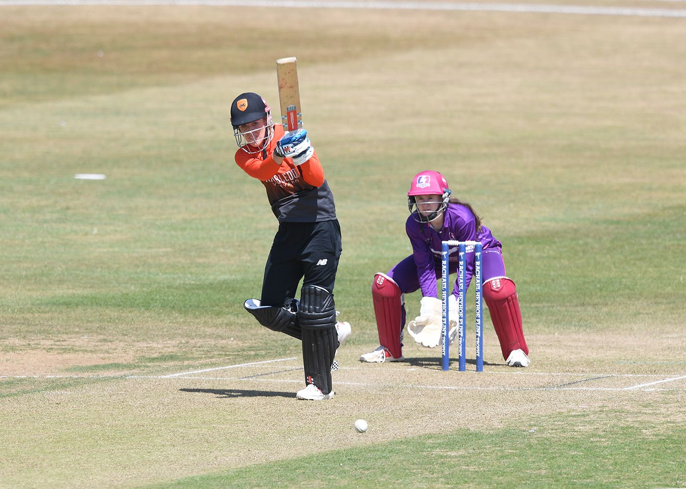 Georgia Adams plays to the leg side | ESPNcricinfo.com