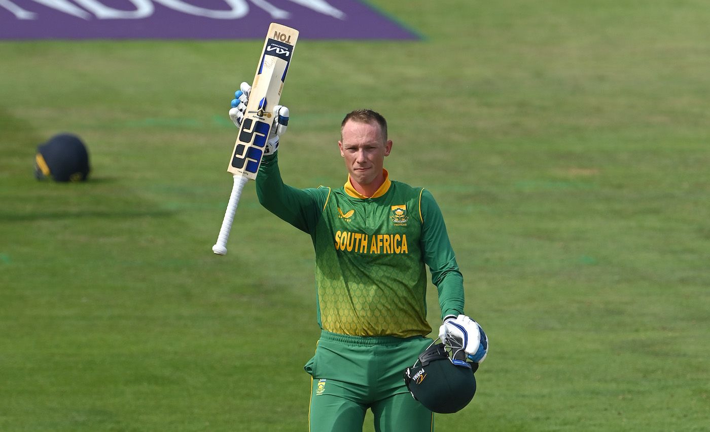 Rassie van der Dussen became only the third South Africa batter to ...