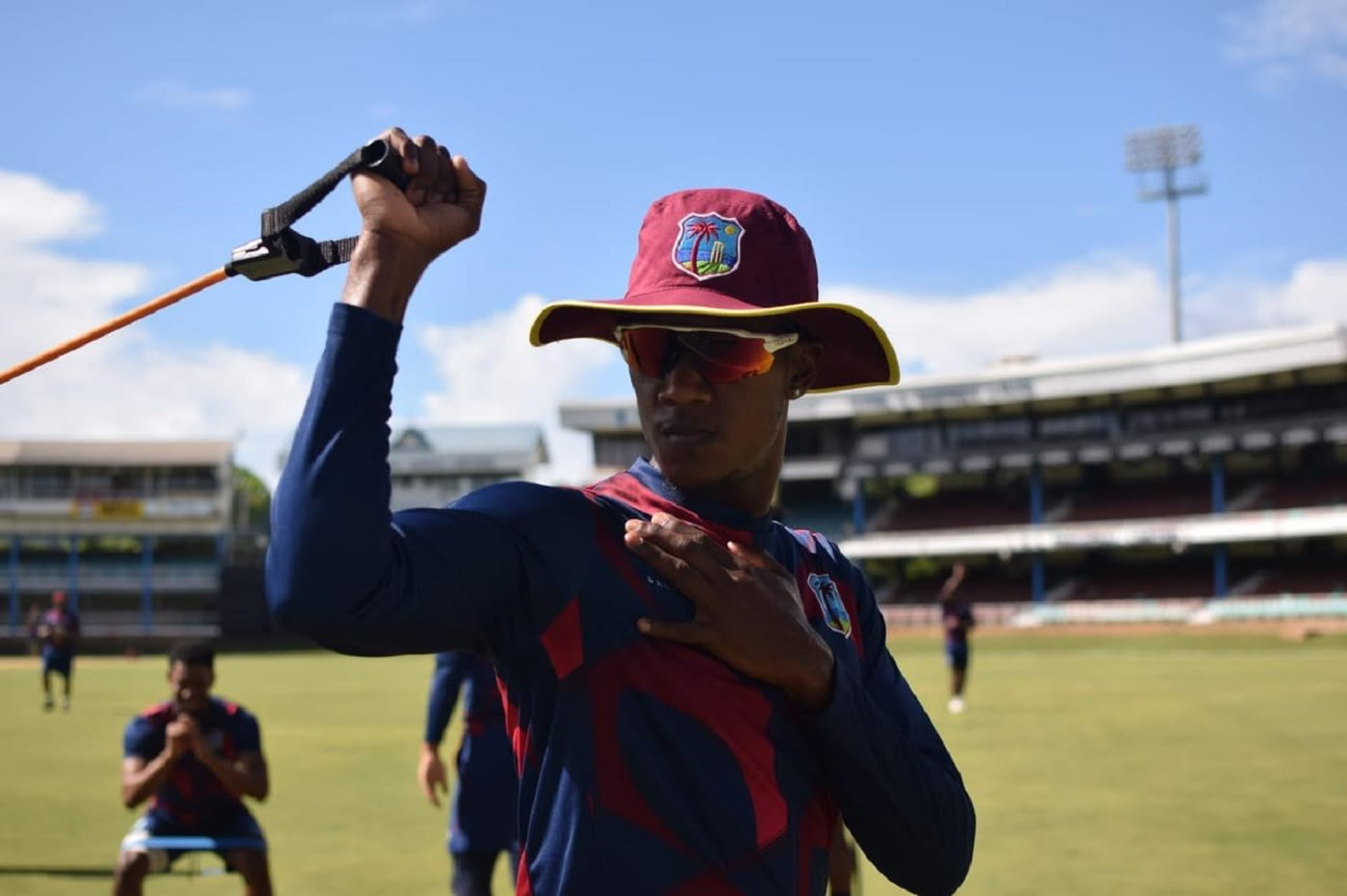 Akeal Hosein trains ahead of the ODIs against India | ESPNcricinfo.com
