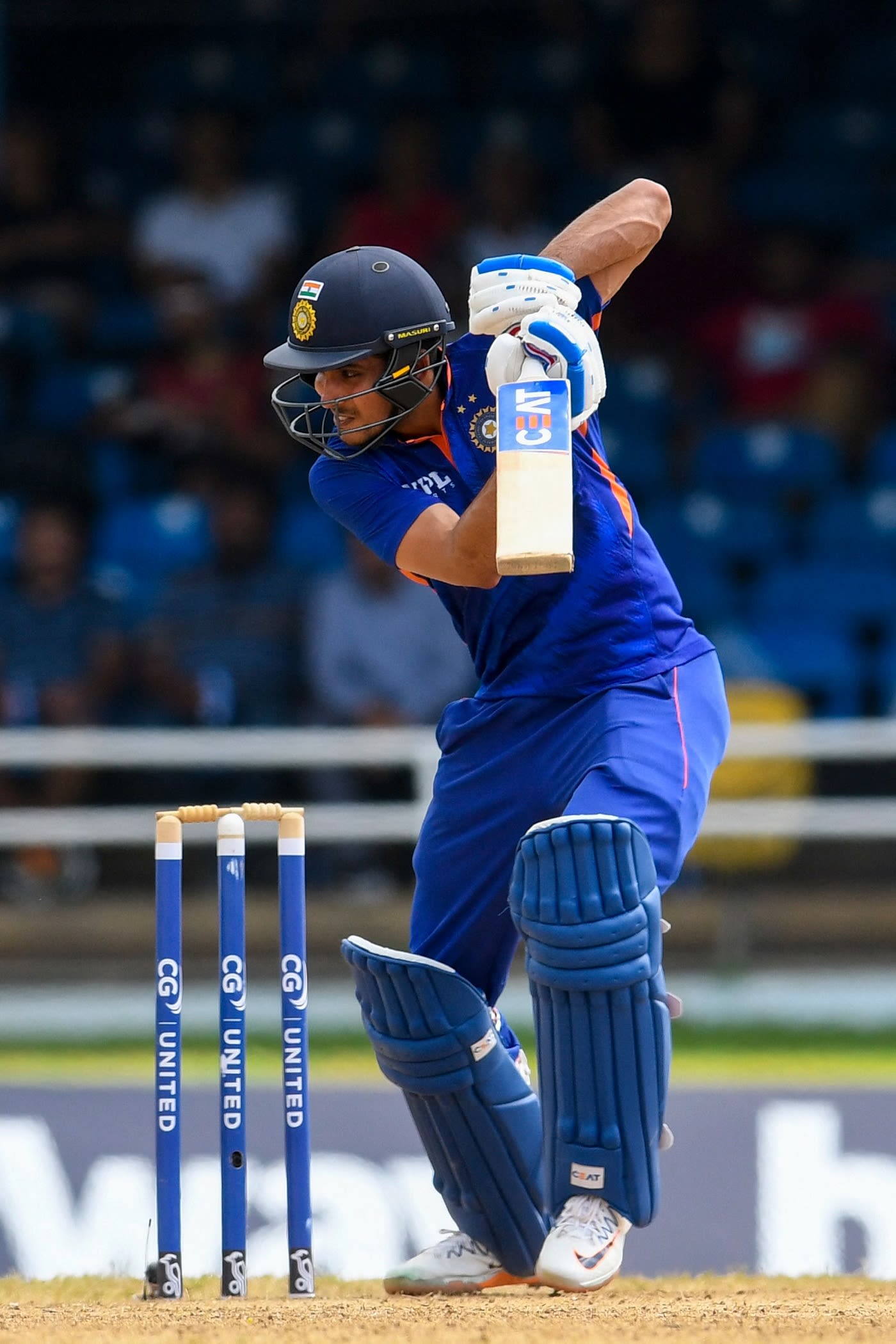 Shubman Gill punches one square through the off side | ESPNcricinfo.com