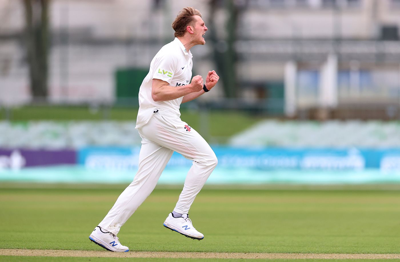 Dillon Pennington roars in celebration | ESPNcricinfo.com