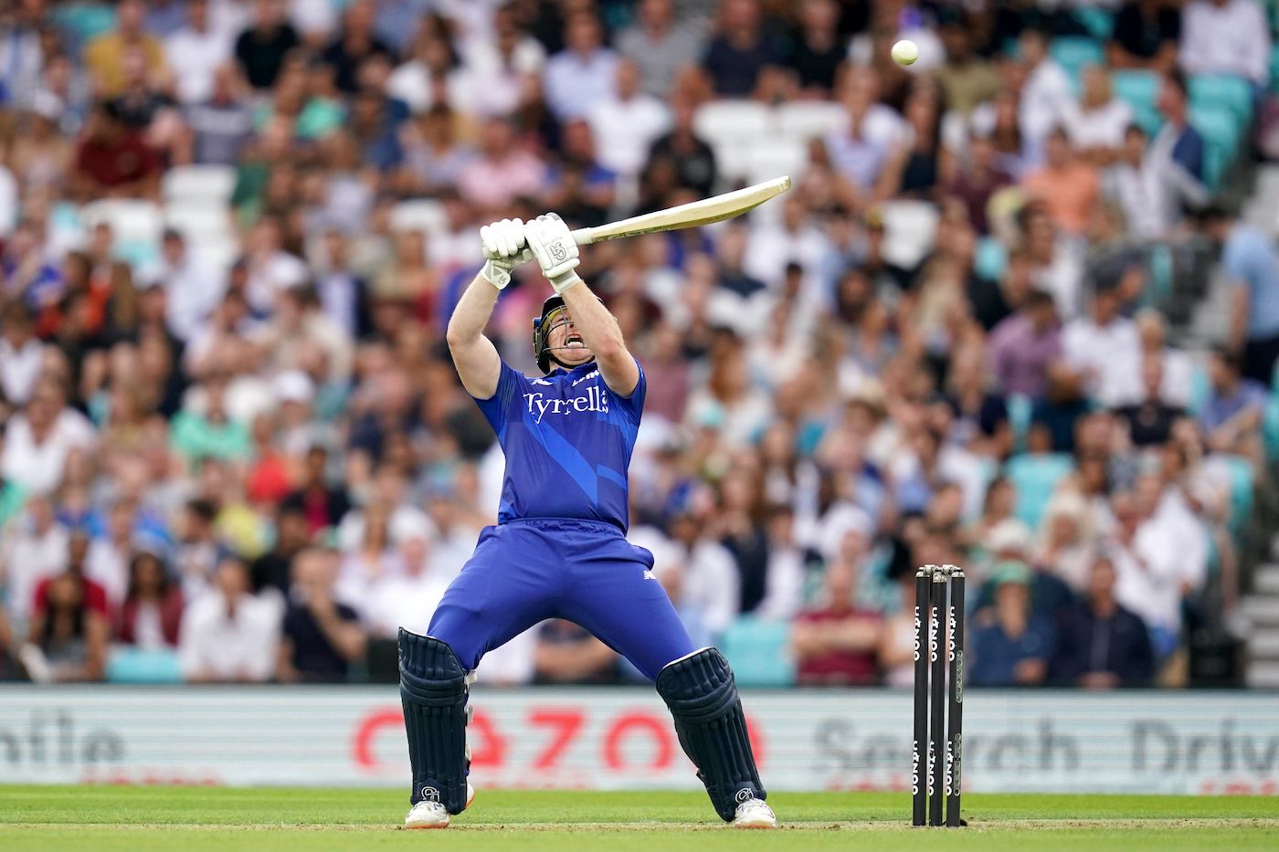 Eoin Morgan plays the ramp | ESPNcricinfo.com