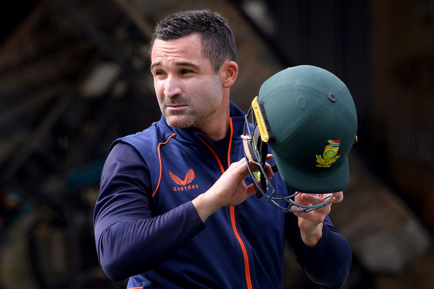 Dean Elgar prepares to bat in the nets | ESPNcricinfo.com