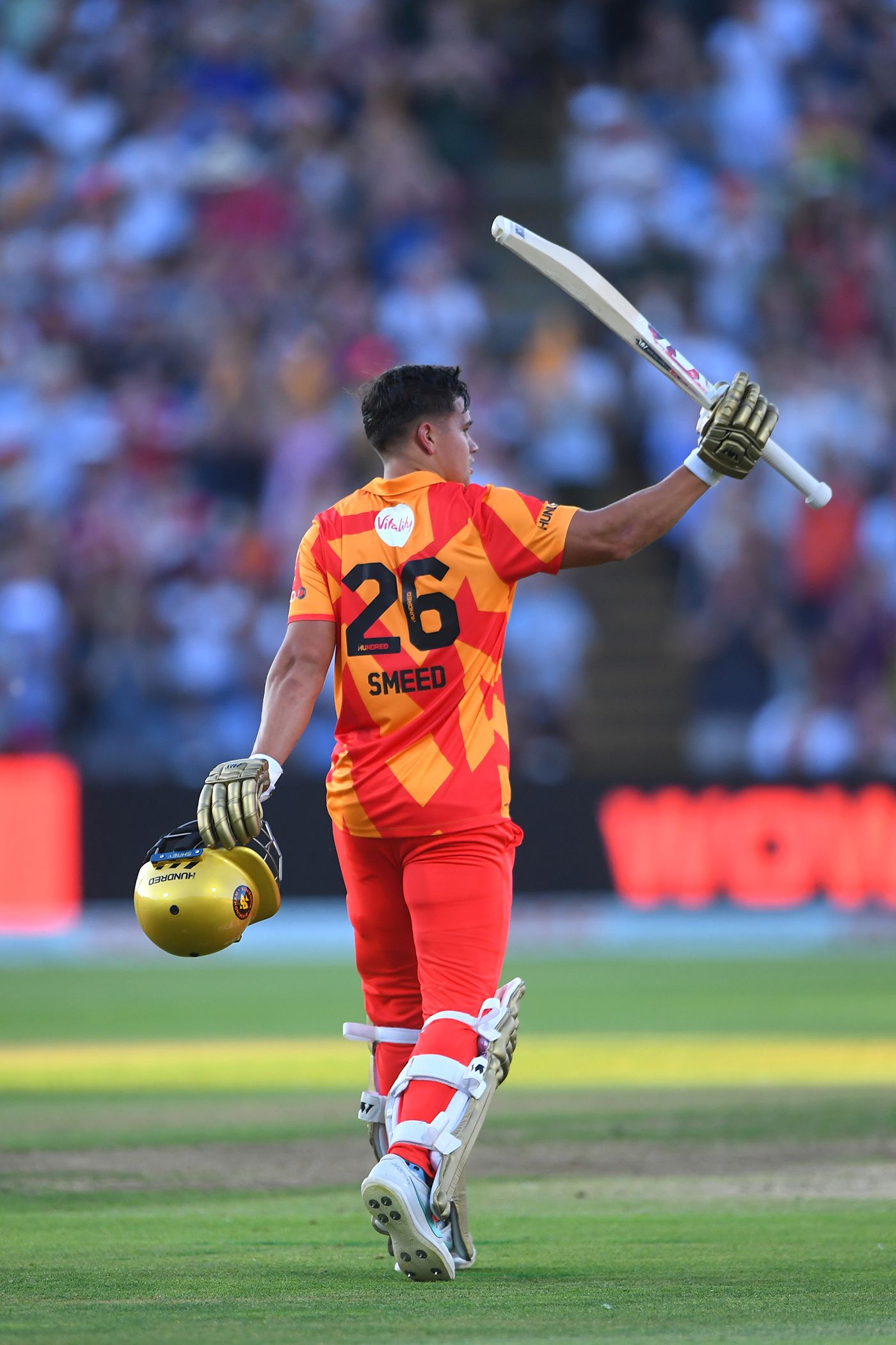 Will Smeed celebrates reaching his century | ESPNcricinfo.com