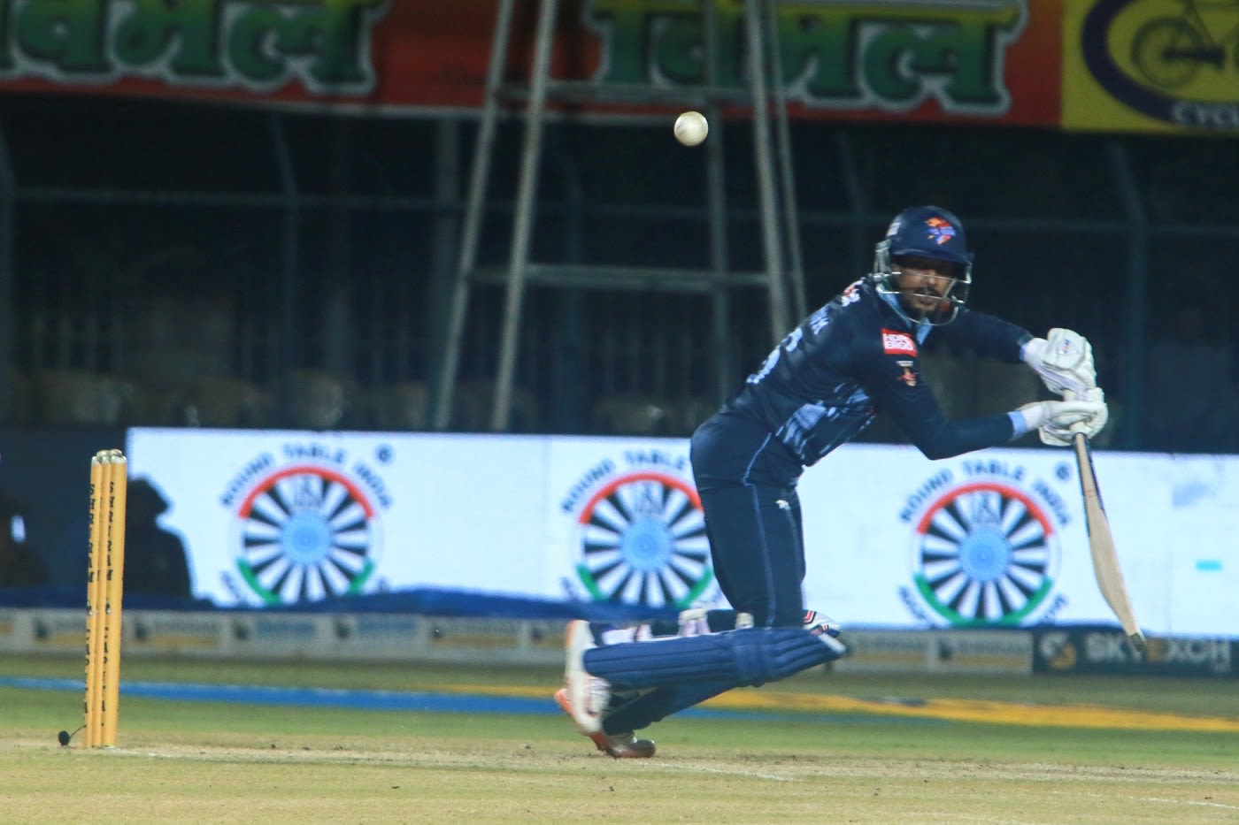 Mayank Agarwal runs one away past point | ESPNcricinfo.com