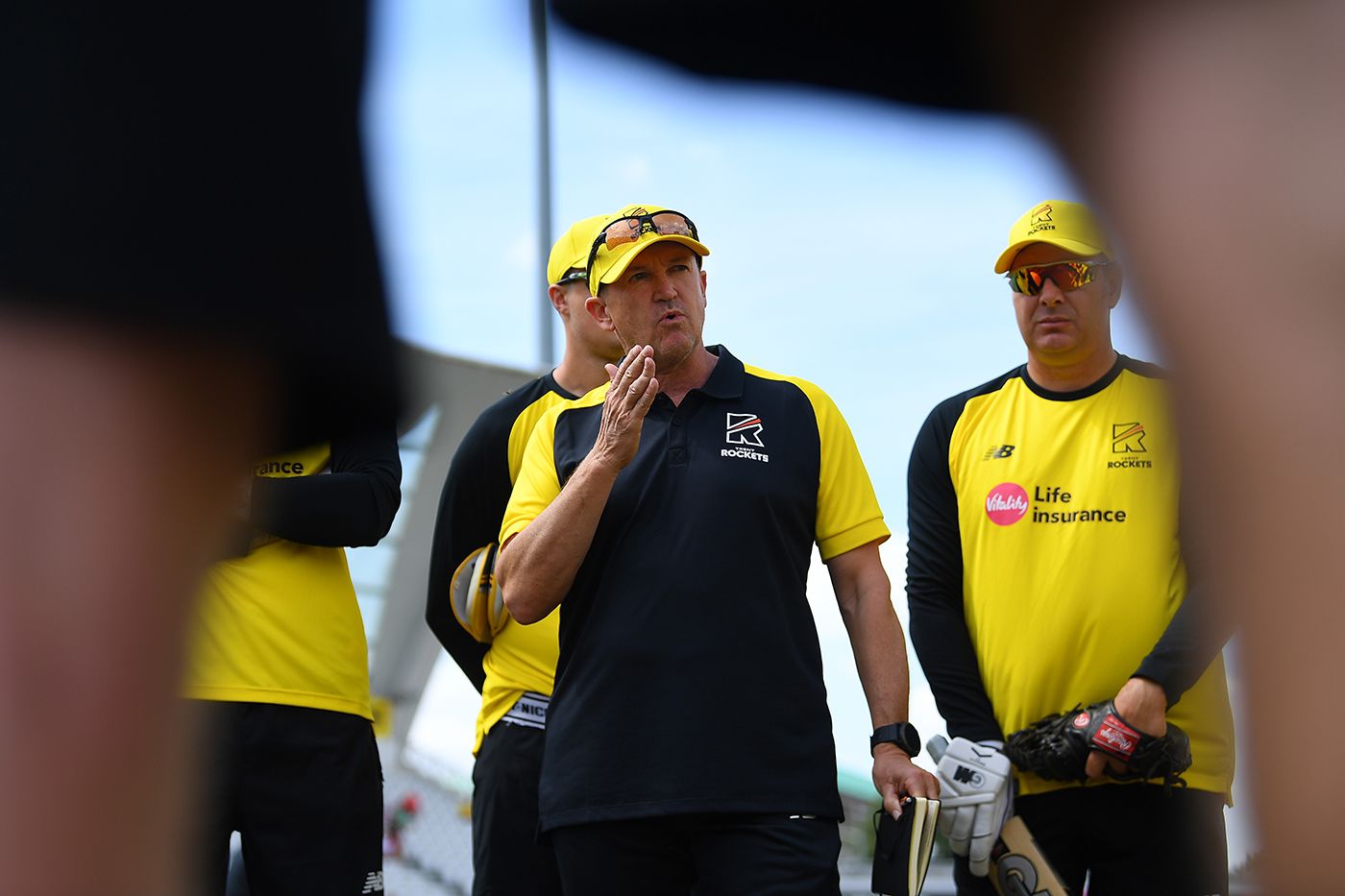 Andy Flower addresses Trent Rockets' huddle | ESPNcricinfo.com