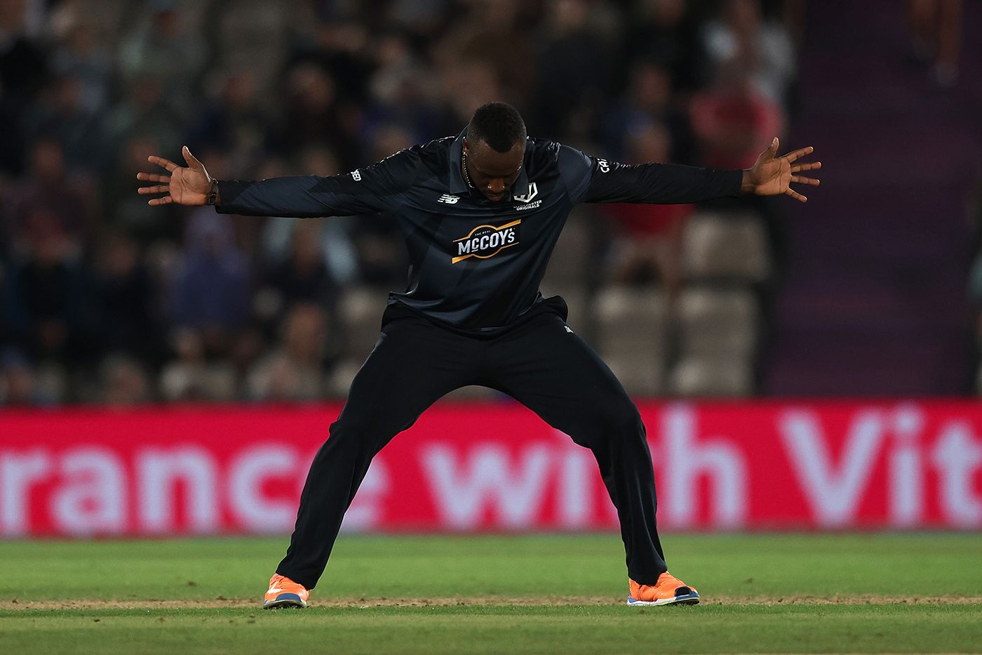 Andre Russell celebrates as Originals close in | ESPNcricinfo.com