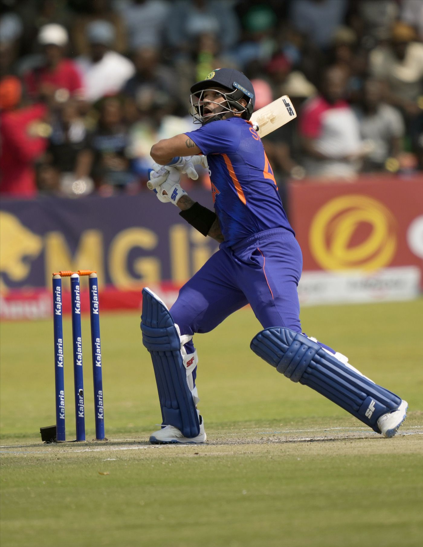 Shikhar Dhawan was happy to play his shots, this one led to his ...