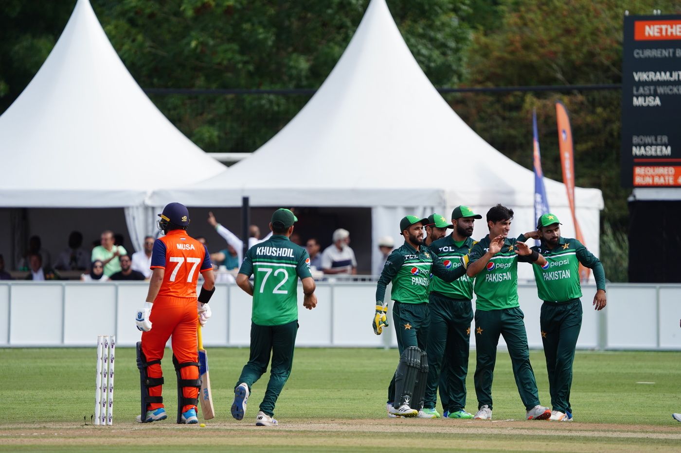 Naseem Shah bowled Musa Ahmed | ESPNcricinfo.com