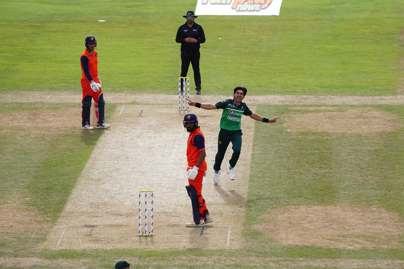 Mohammad Wasim had Vikramjit Singh caught behind on 50 | ESPNcricinfo.com