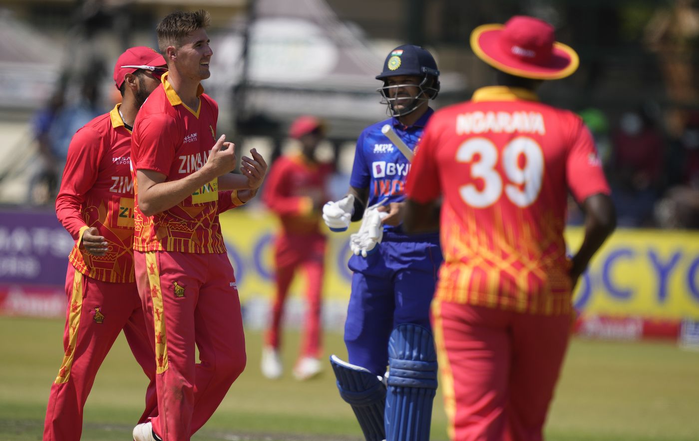 Brad Evans sent back both the Indian openers | ESPNcricinfo.com