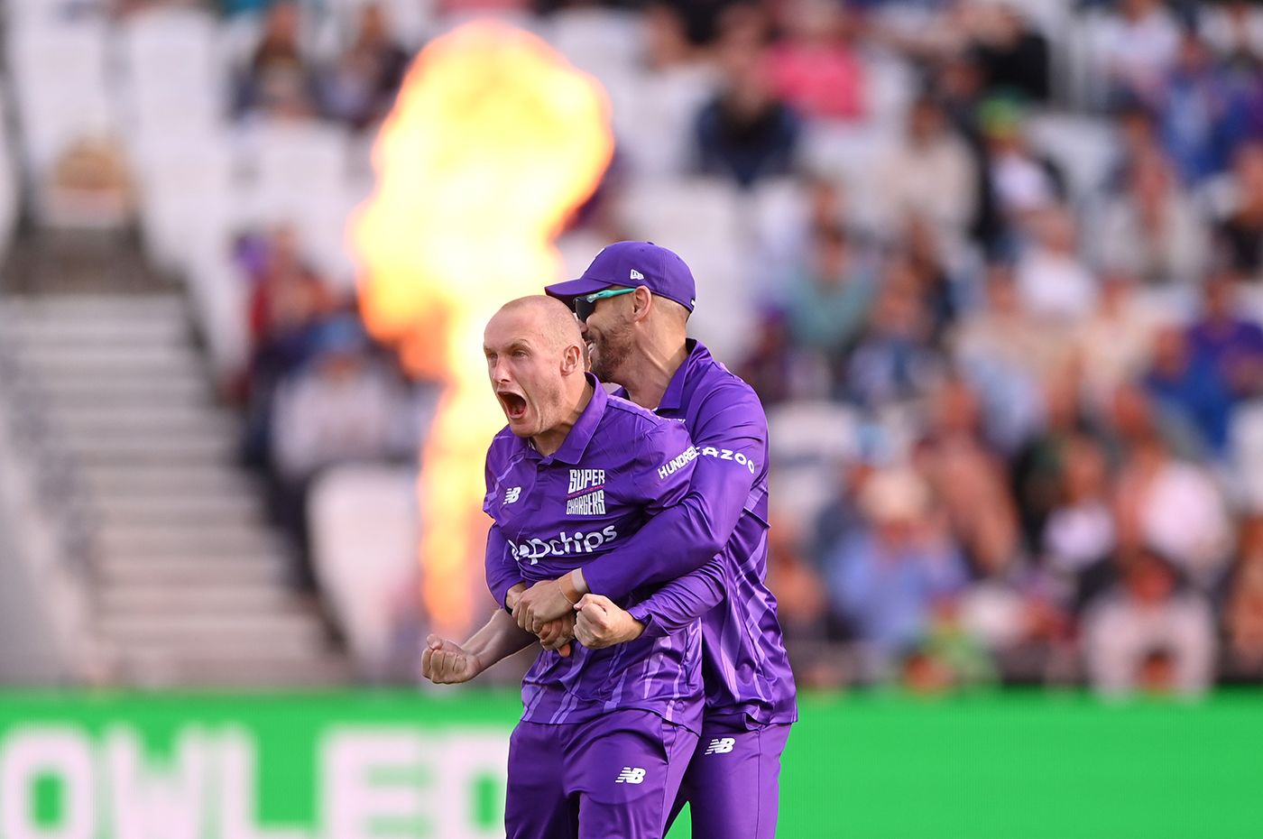 Callum Parkinson celebrates the wicket of James Vince | ESPNcricinfo.com