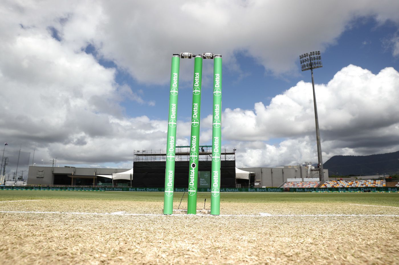 A close up of the stumps before the start of play | ESPNcricinfo.com