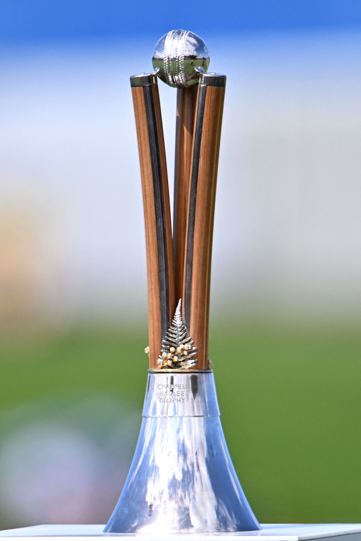 The Chappell-Hadlee Trophy on display | ESPNcricinfo.com