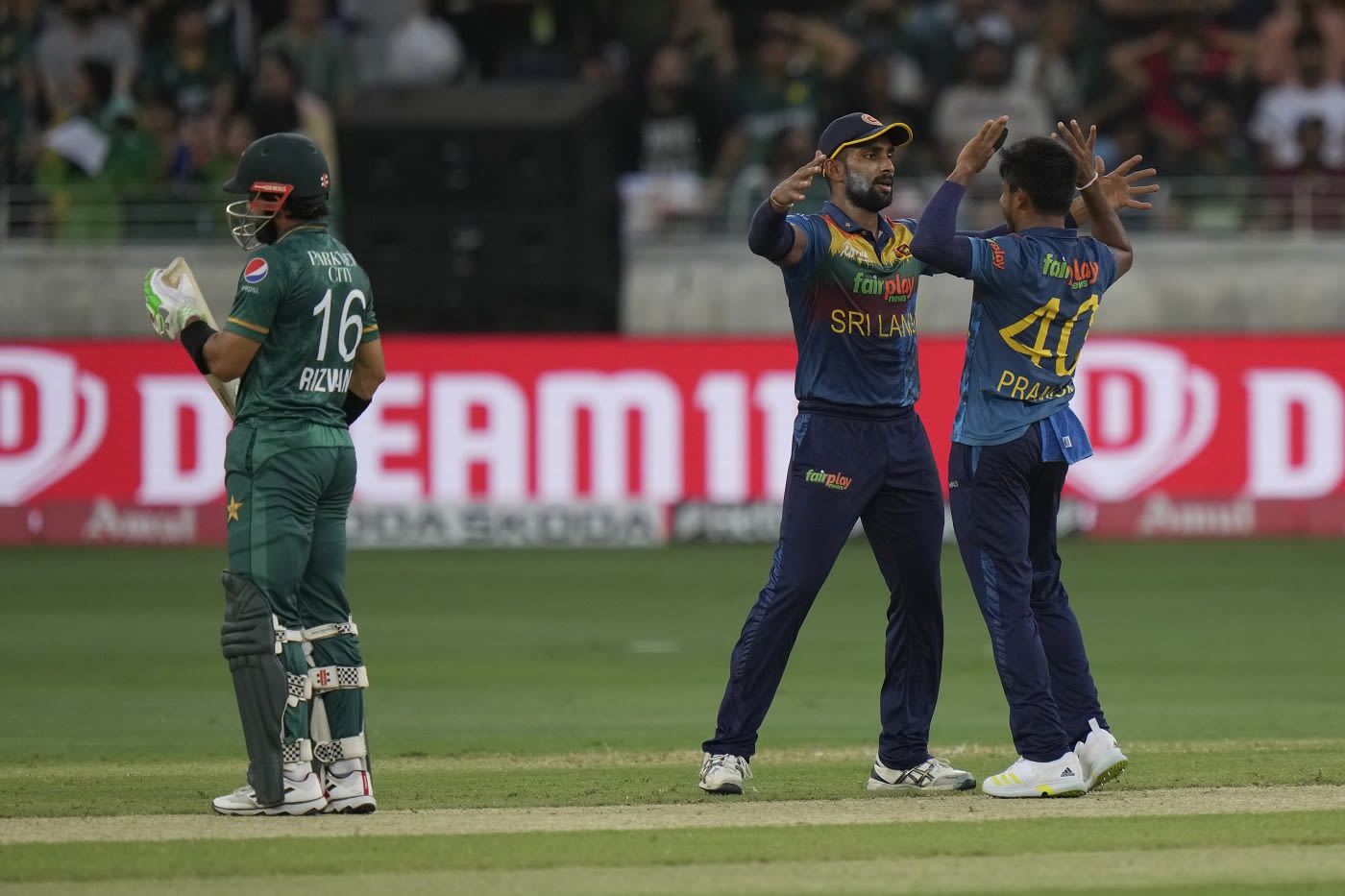 Debutant Pramod Madushan got rid of Mohammad Rizwan early | ESPNcricinfo.com