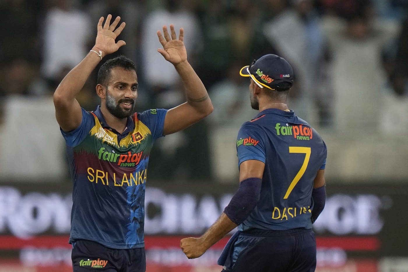 Chamika Karunaratne is pumped up after getting rid of Fakhar Zaman ...