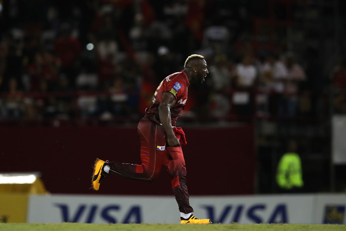 Andre Russell finished with 3 for 16 in an important win for his side ...