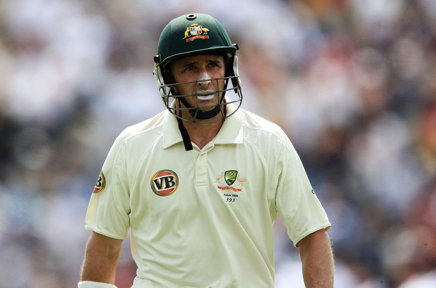 Michael Hussey walks back | ESPNcricinfo.com