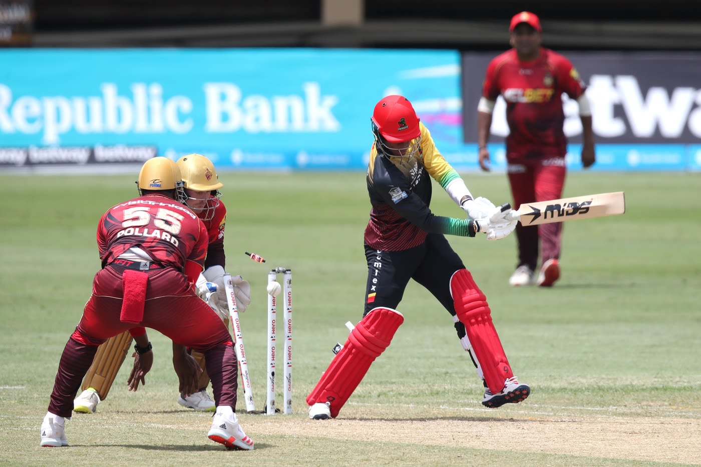 Keacy Carty's stumps were rattled by Akeal Hosein | ESPNcricinfo.com