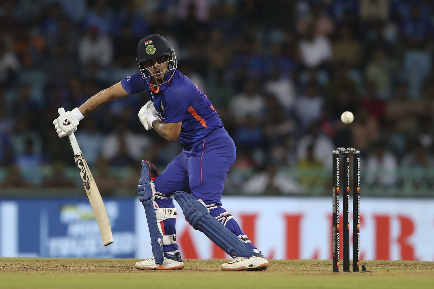 Ishan Kishan guides a ball towards deep third | ESPNcricinfo.com