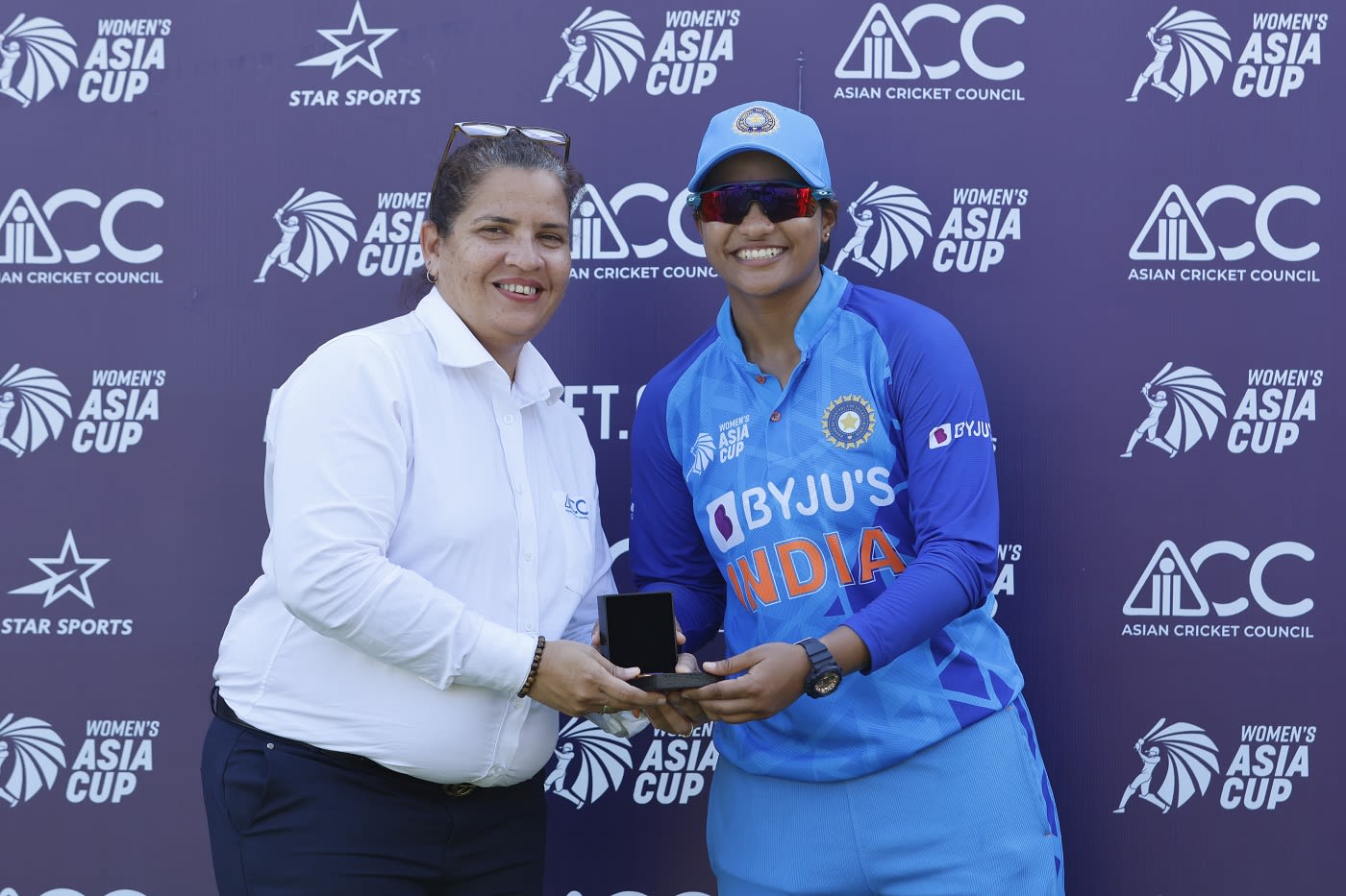 Sneh Rana was adjudged player of the match for her 3 for 9 ...