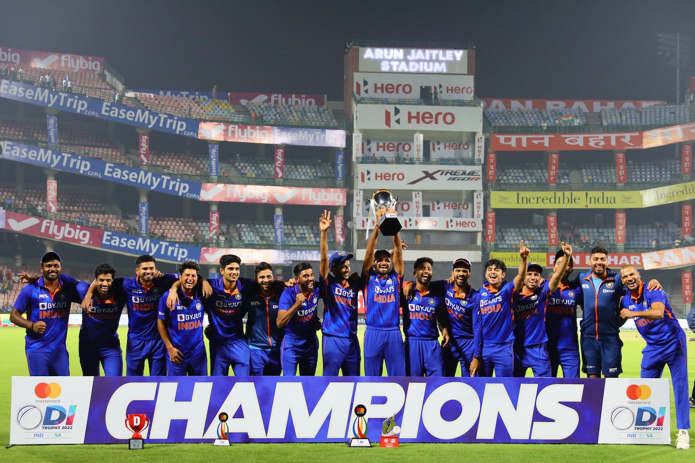 The Indians won the three-ODI series 2-1 | ESPNcricinfo.com