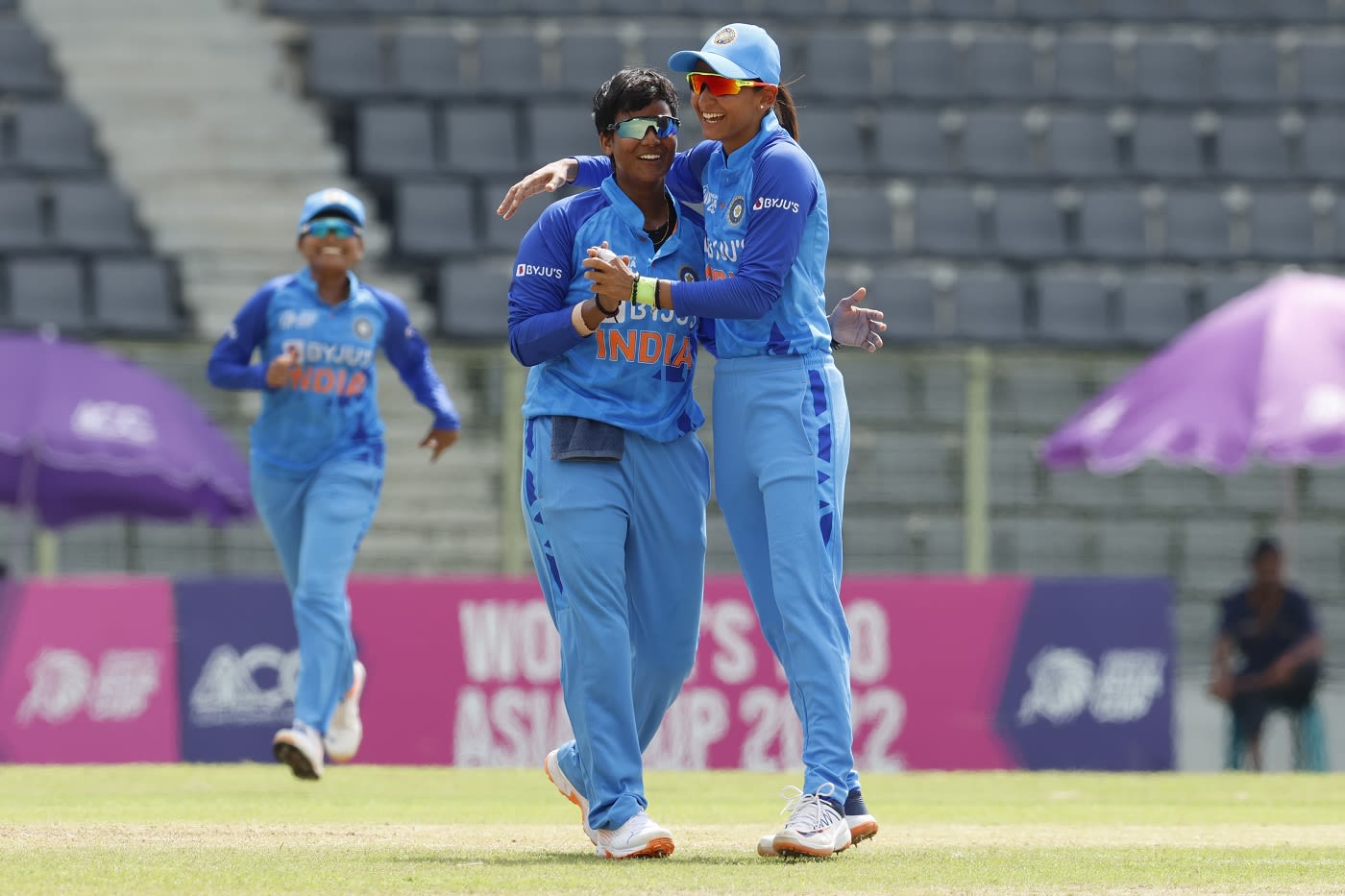 Deepti Sharma picked up three wickets for just seven runs off her four ...