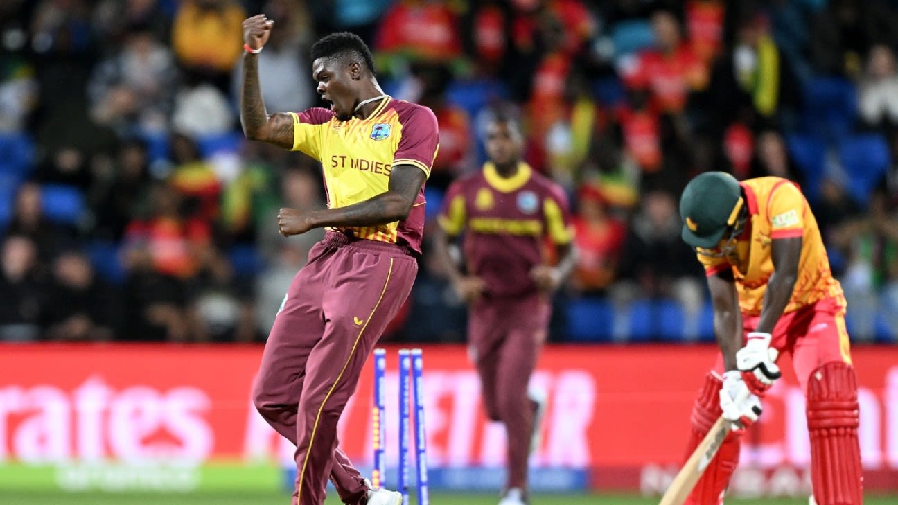 T20 World Cup 2022 - WI vs ZIM - Alzarri Joseph raises his game and ...