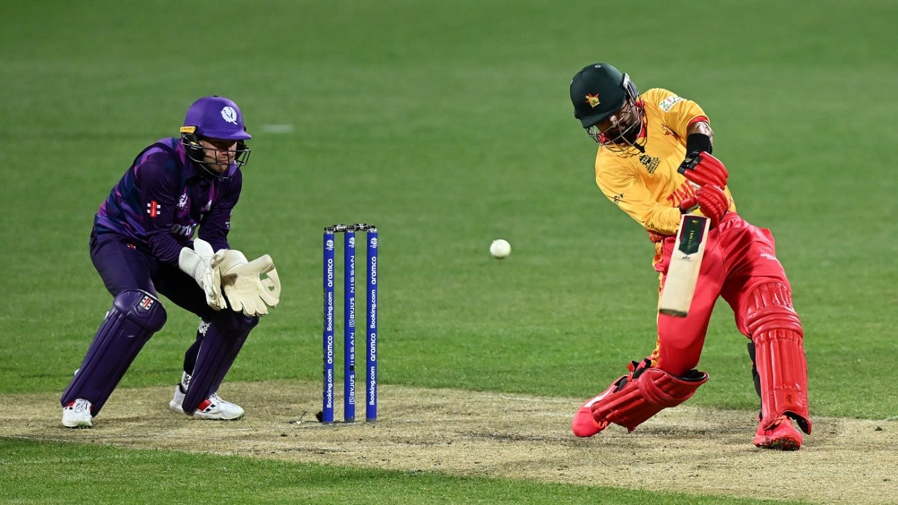 Men's T20 World Cup 2022 - Sco vs Zim - Sikandar Raza and Zimbabwe bury ...