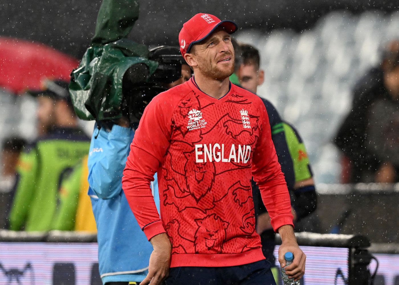 Jos Buttler In The Rain After The Game Ended With England Just Short Of jos-buttler-in-the-rain-after-the-game-ended-with-england-just-short-of