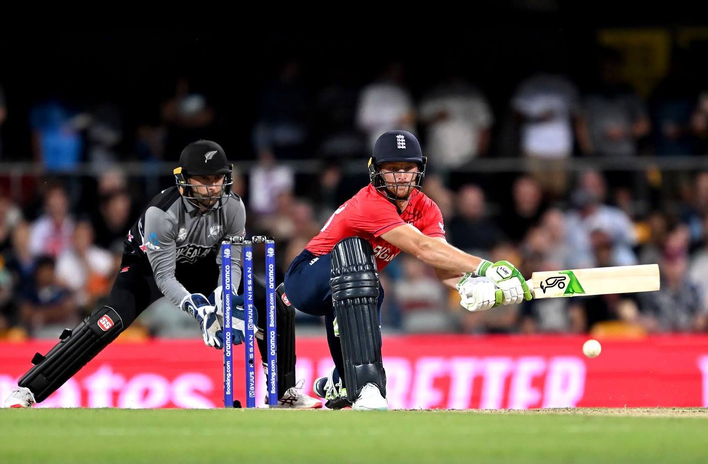 Jos Buttler connects a reverse sweep off Ish Sodhi | ESPNcricinfo.com
