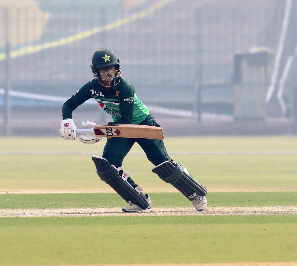 Muneeba Ali scored a century in her 221-run stand with Sidra Ameen ...