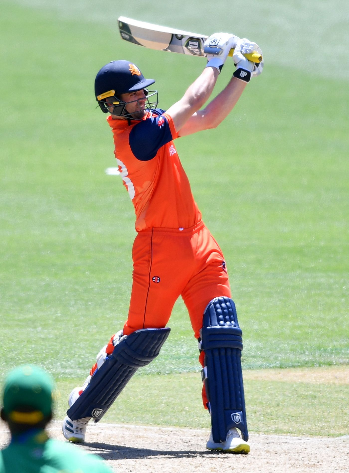 Colin Ackermann gave the Netherlands innings a good finishing kick ...