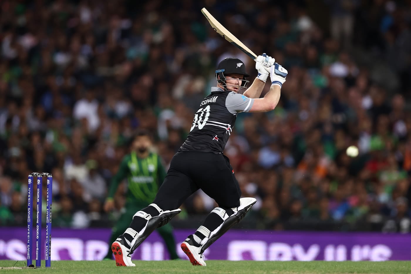 James Neesham flicks behind square for a boundary | ESPNcricinfo.com