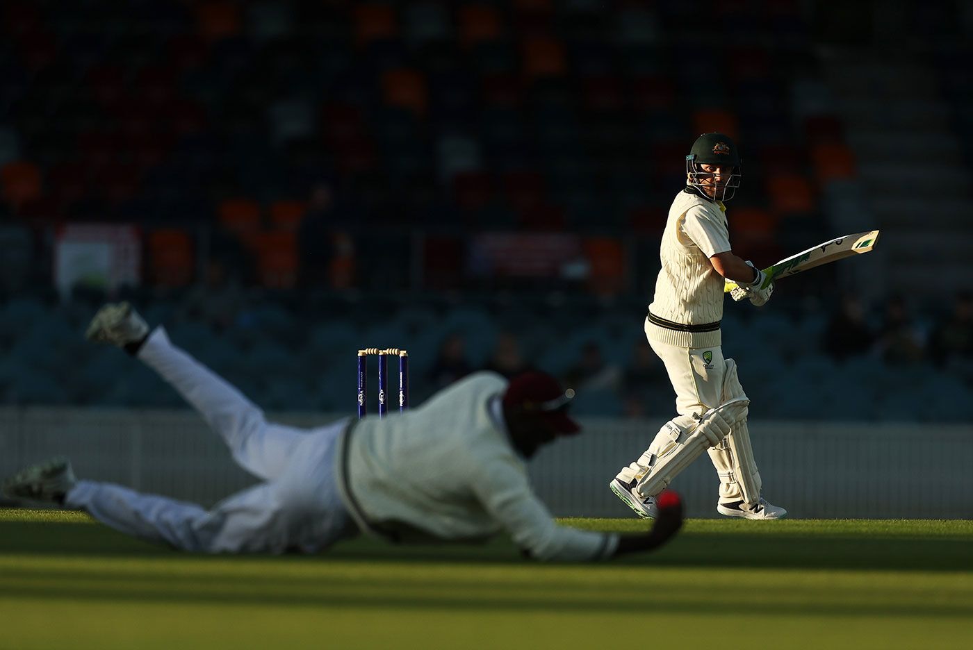 Josh Inglis fell to a brilliant catch at second slip by Jason Holder | ESPNcricinfo.com