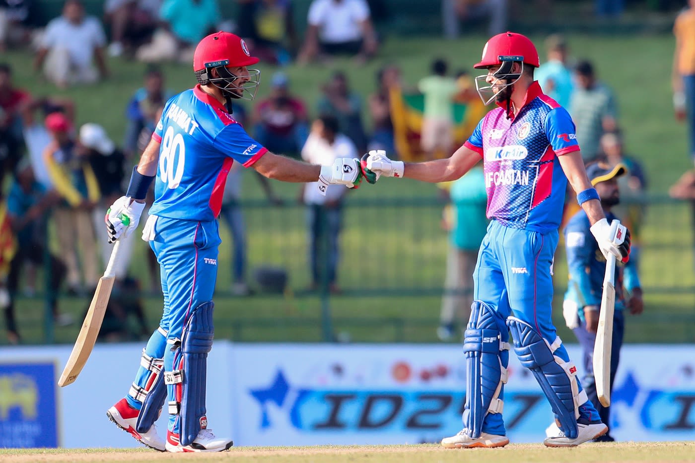 Rahmat Shah and Ibrahim Zadran added 118 for the second wicket ...