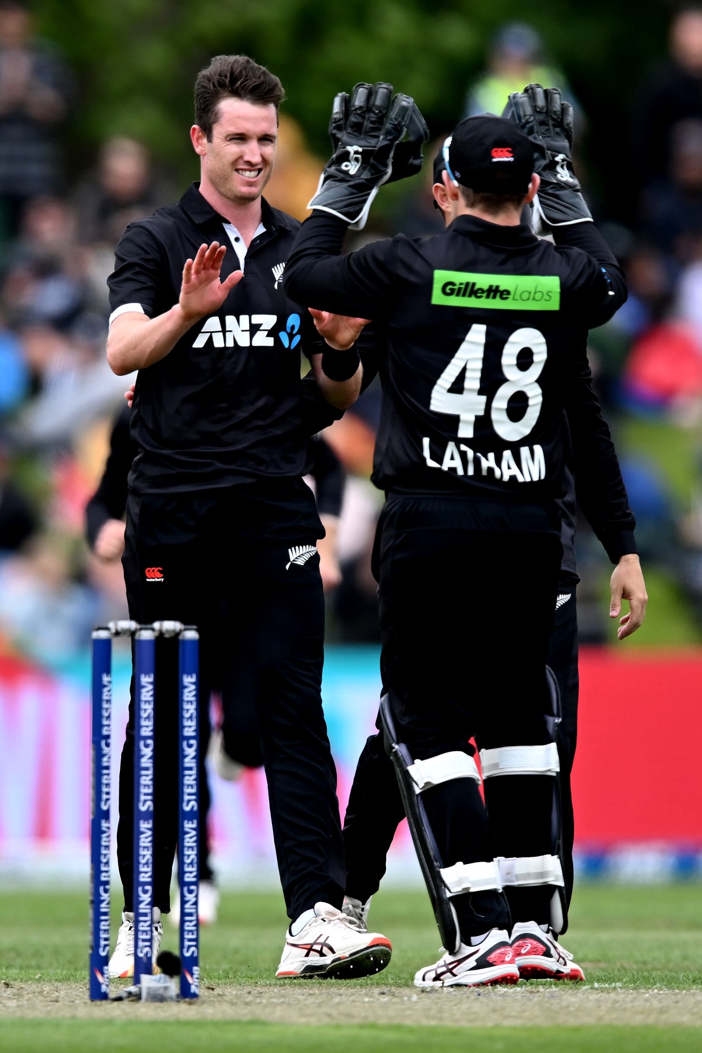 Adam Milne dismissed Shubman Gill in an expensive first over ...