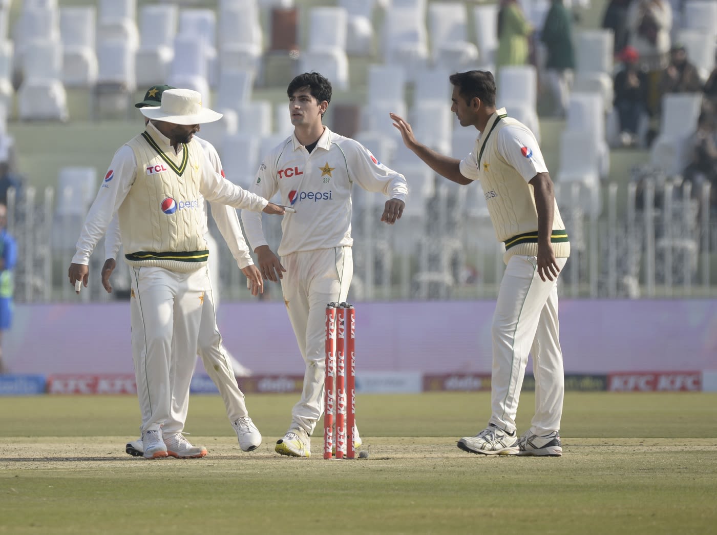 Naseem Shah struck thrice on the second morning | ESPNcricinfo.com