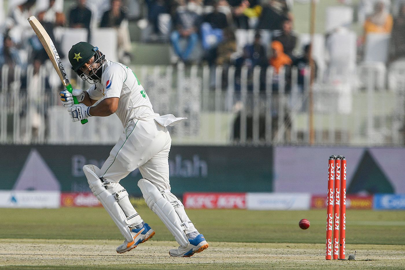 Abdullah Shafique works to leg on his way to a fifty | ESPNcricinfo.com