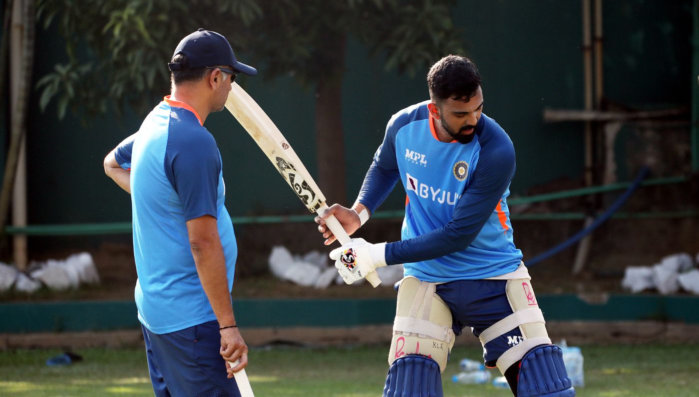 KL Rahul and Rahul Dravid discuss batting | ESPNcricinfo.com