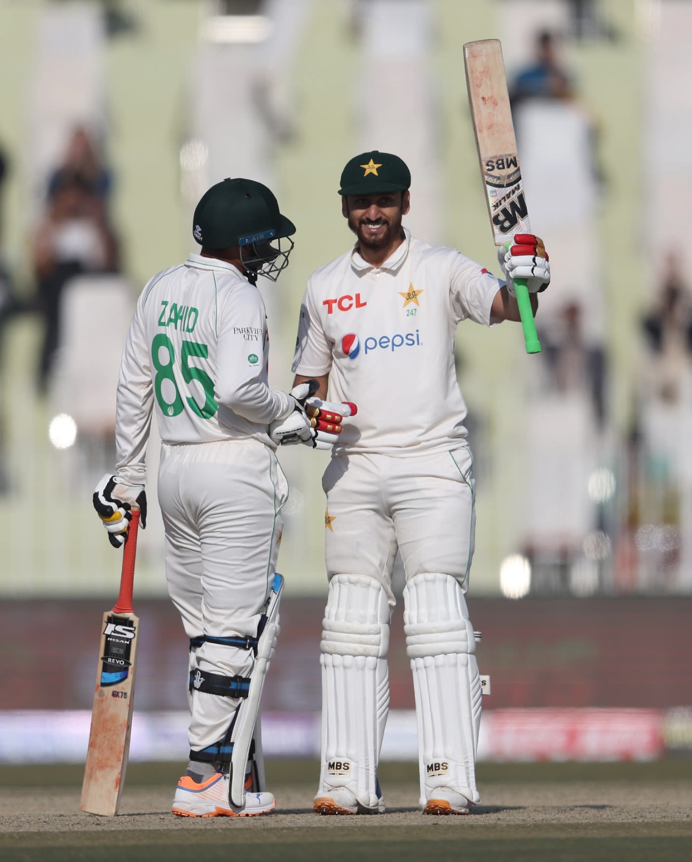 Agha Salman celebrates his fifty | ESPNcricinfo.com