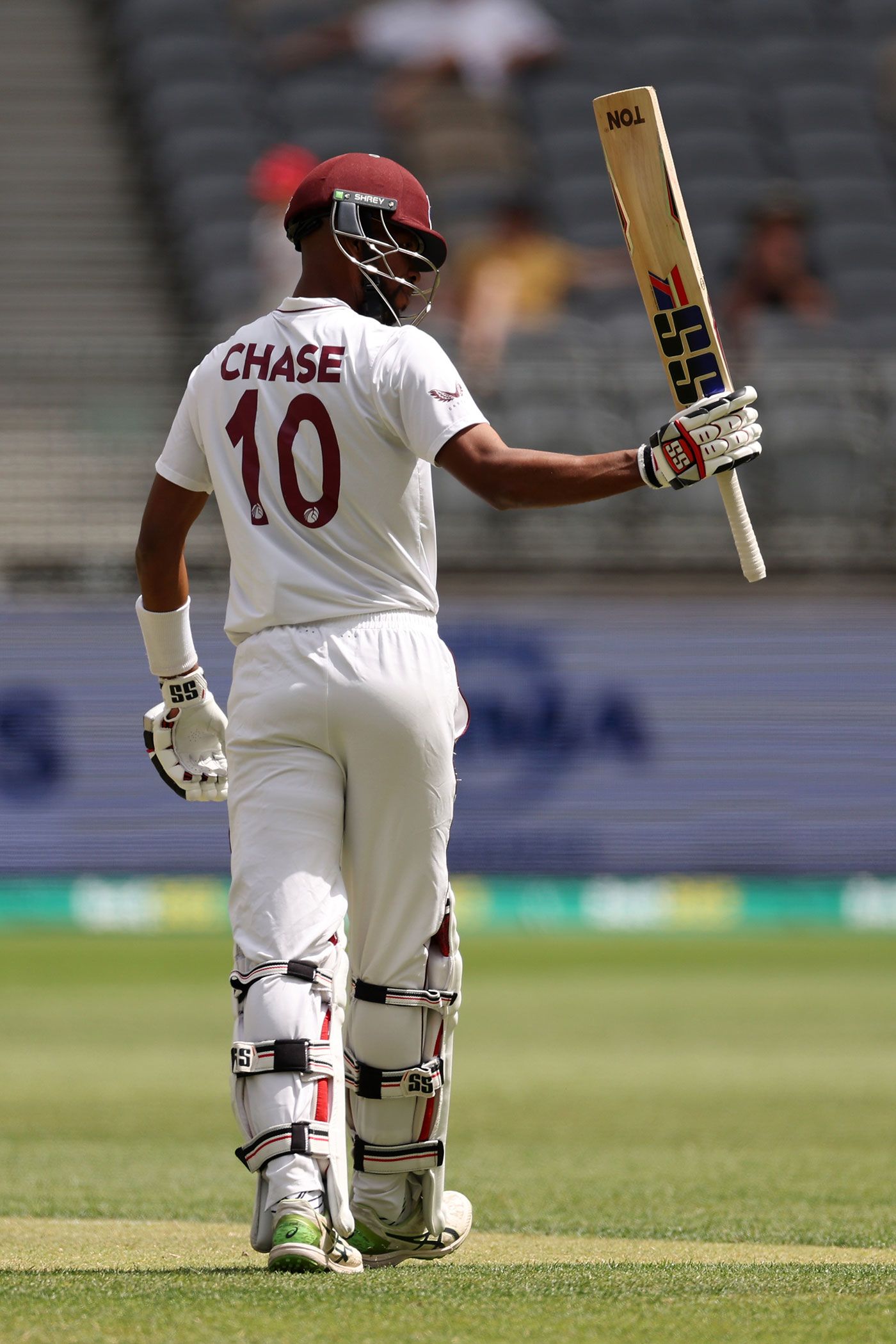 Roston Chase delayed Australia until well into the second session ...