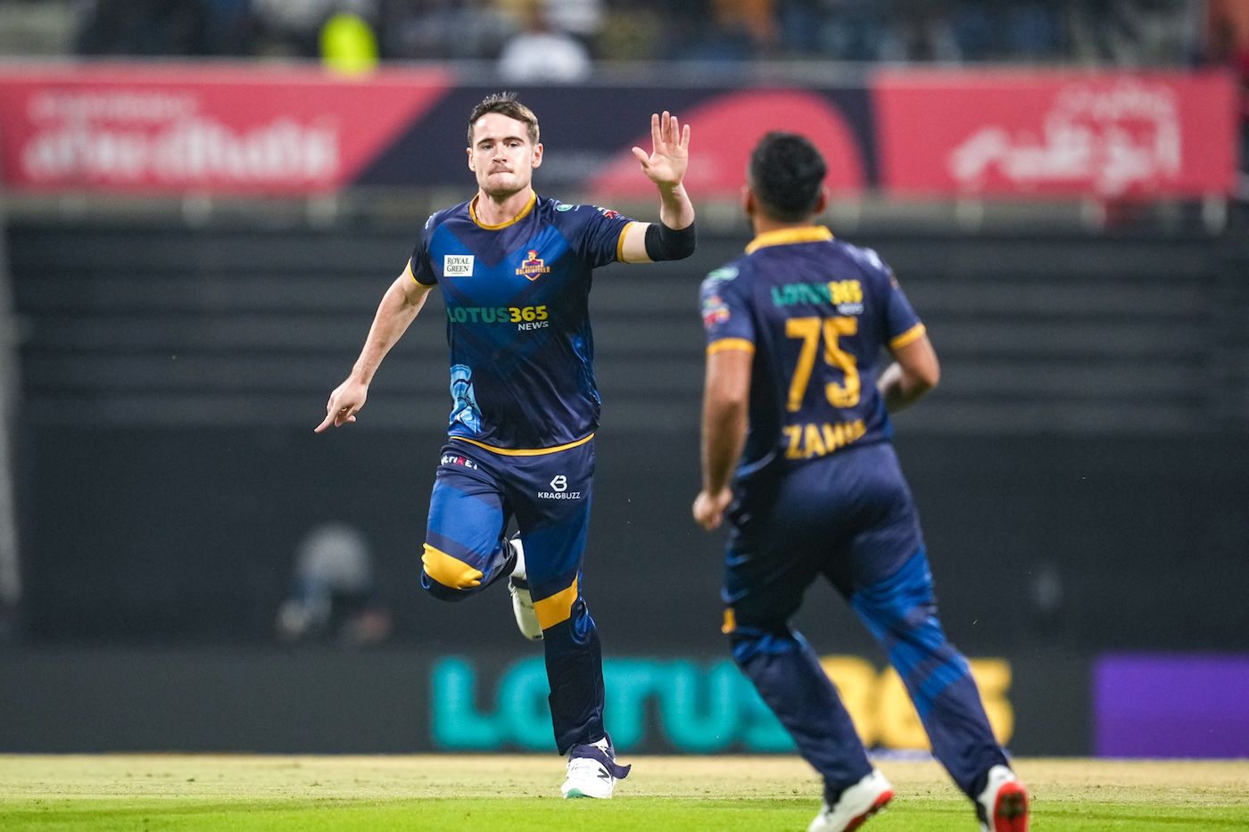 Josh Little gave away only four runs while taking two wickets in his ...